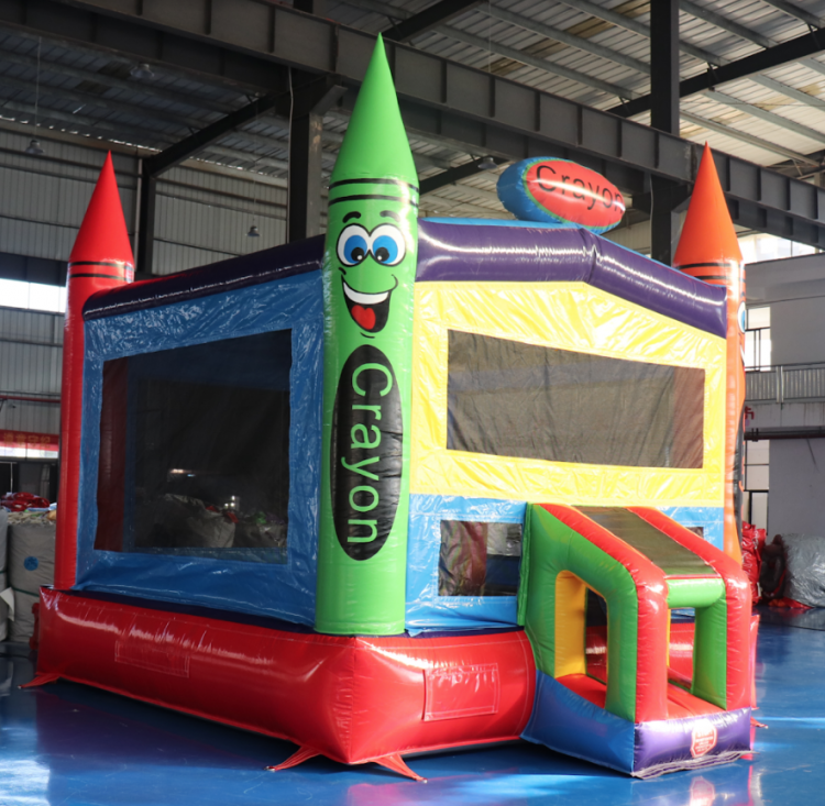 Crayon Bounce House - PBJ Bouncers & Party Rentals Center Moriches NY
